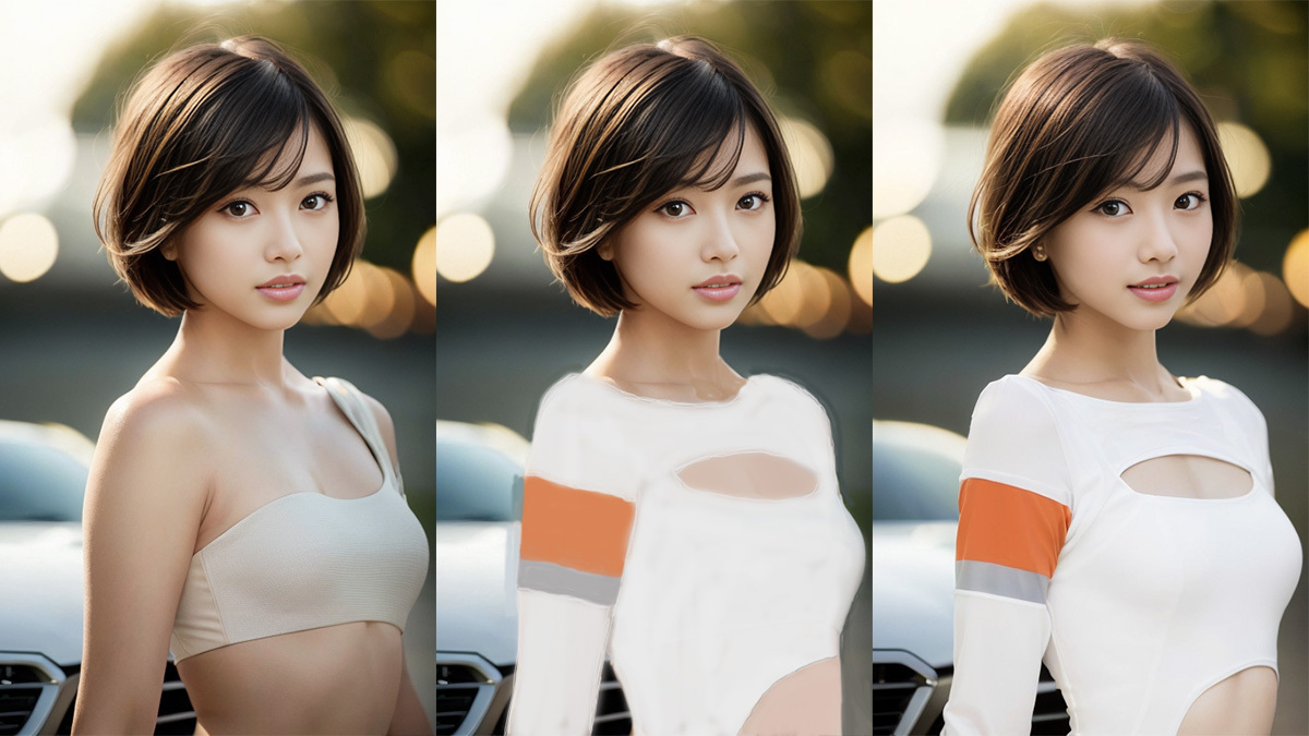 Stable Diffusionのimg2imgでかんたん着せ替え | loverq | OFUSE (オフセ)