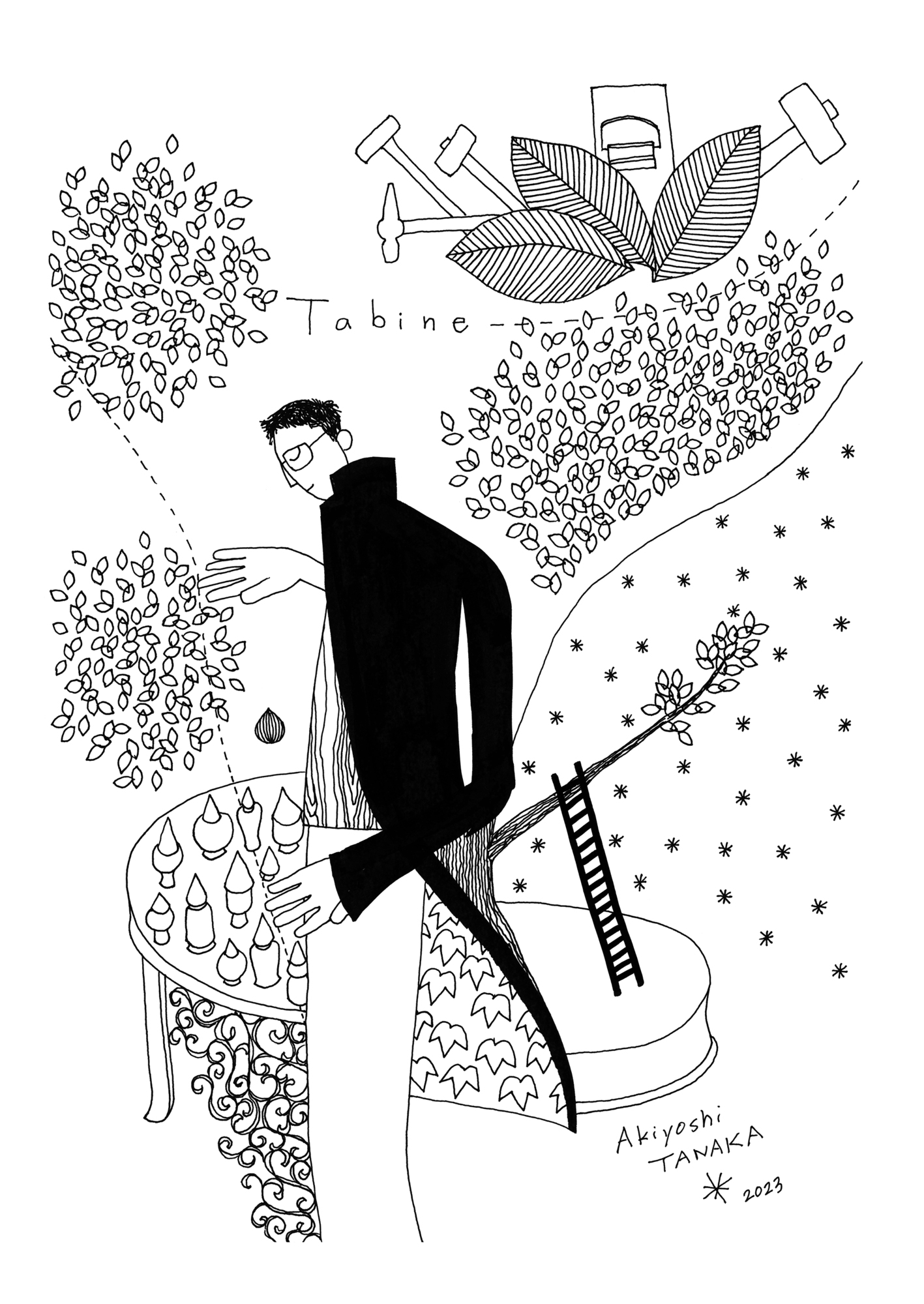 木工職人・松澤諒くんの工房「Tabine」ブランドイメージ（2023） | 田中 "zen" 昭全 | OFUSE (オフセ)