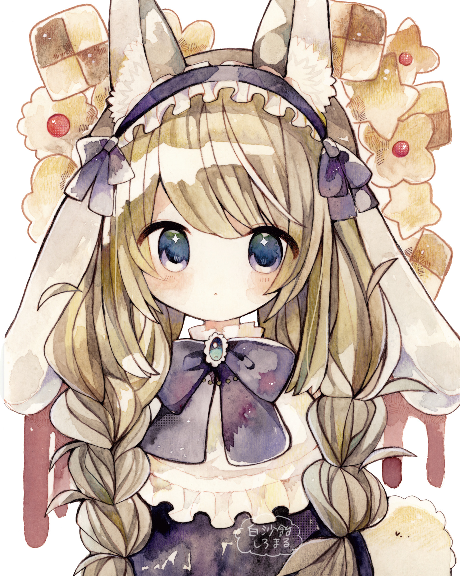 【フォロワ限】アナログけもみみちゃんスキャンデータ（でかい） | 白沙飴しろまる | OFUSE (オフセ)